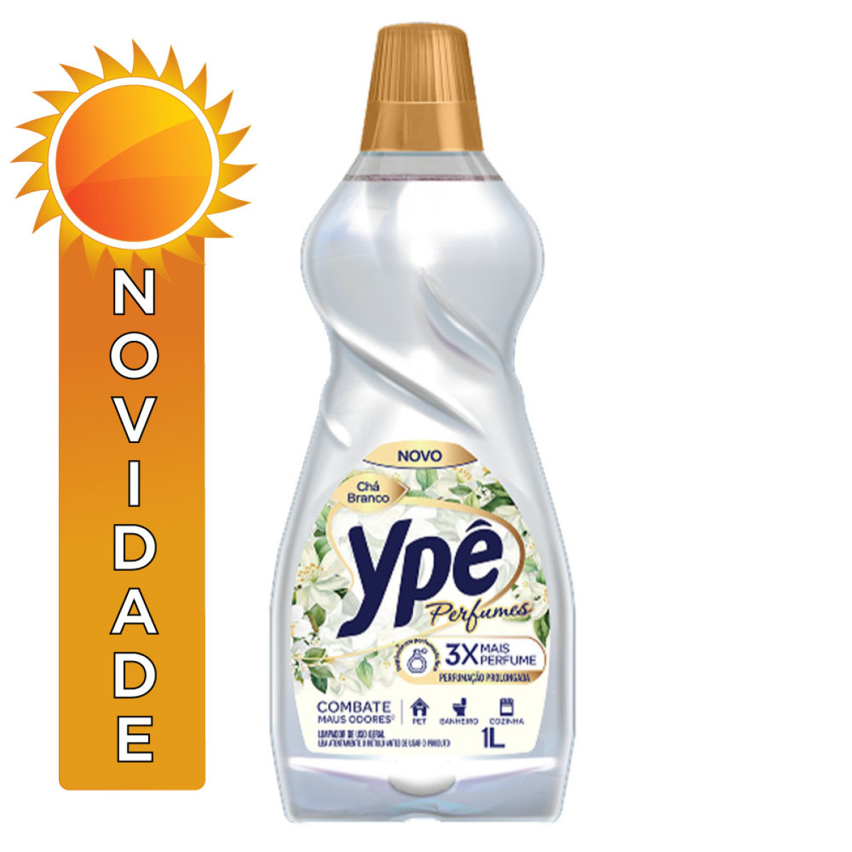 LIMPADOR PERFUMADO YPÊ PREMIUM 500ML CHÁ BRANCO - CX COM 24 UN ...