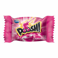 CHICLE POOSH TUTTI FRUTTI 200GR - DP COM 40 UN | Comercial Souza Atacado